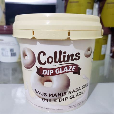 Jual COLLINS DIP GLAZE RASA SUSU 1 KG Shopee Indonesia