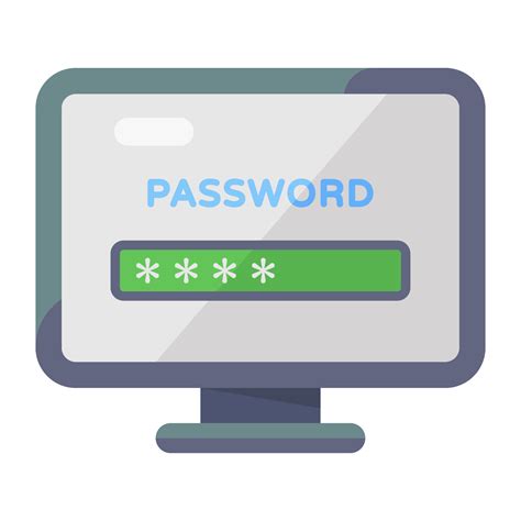 Flat Vector Design Of Computer Password Icon 6741774 Vector Art At Vecteezy