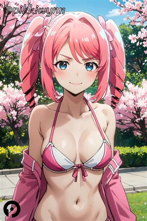 Rule 34 Ai Generated Bangs Bare Shoulders Bikini Blue Eyes Blush