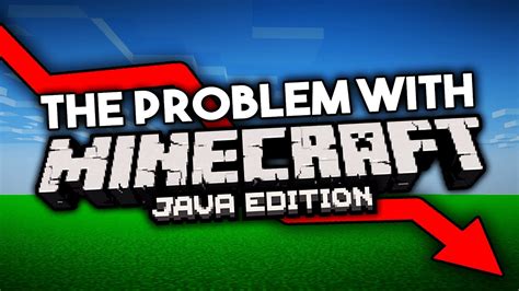 The Problem With Minecraft Java Edition Minecraft Videos