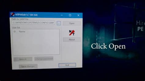 how to break or reset a windows password using hirens boot cd youtube