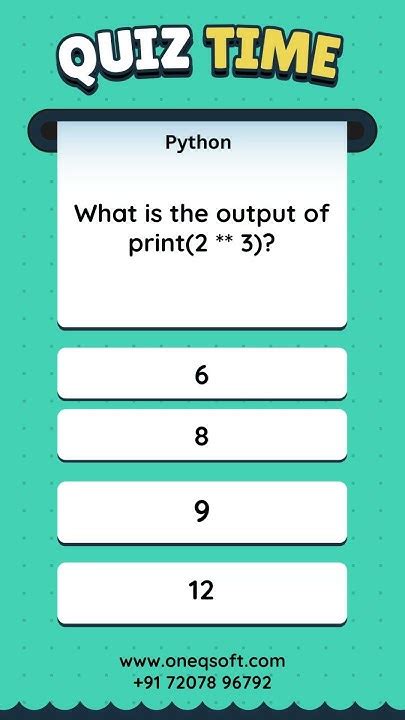 python quiz question oneqsoft learnpython youtube