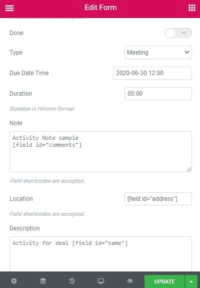 Pipedrive Crm Integration Elementor Pro Form Widget By Wppressplugin