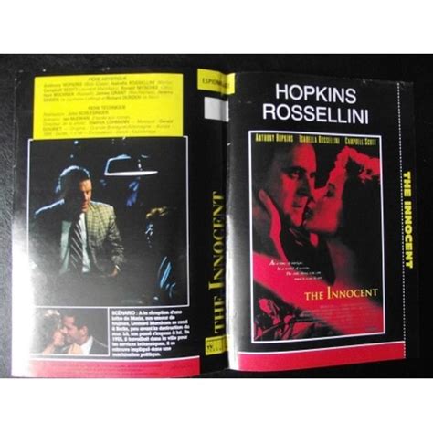 Jaquette Du Filmthe Innocent1995réalisationjohn Schlesinger Avec