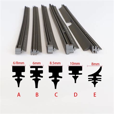 자동차 앞 유리 와이퍼 삽입 고무 스트립 리필 와이퍼 블레이드 테슬라 모델 3 모델 Y 사이버트럭 액세서리 1 개차량 앞유리용 와이퍼 Aliexpress