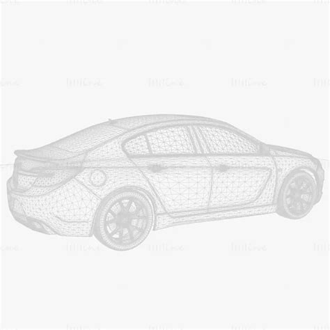Holden Insignia Vxr 2016 Car 3d Model