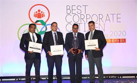 Hnb Clinches Three Awards At Best Corporate Citizens Awards 2020