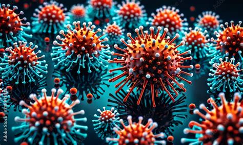 A Dynamic Cluster Of Multicolored Virus Models With A Focus On Detail