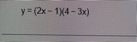 Solved Y 2x 1 4 3x The Derivative Of The Polynomial Is Y