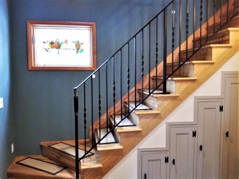 Twisted Wrought Iron Stair Railing Great Lakes Metal Fabrication