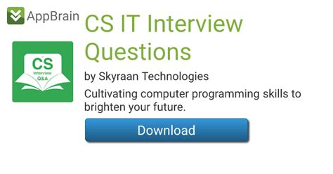 Cs It Interview Questions For Android Free App Download