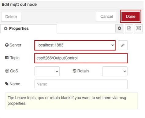ESP NodeMCU MQTT Pub Sub With ESP And Node RED