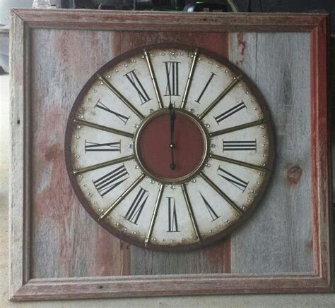 Barnwood Custom Clock Custom Clocks Clock Barn Wood