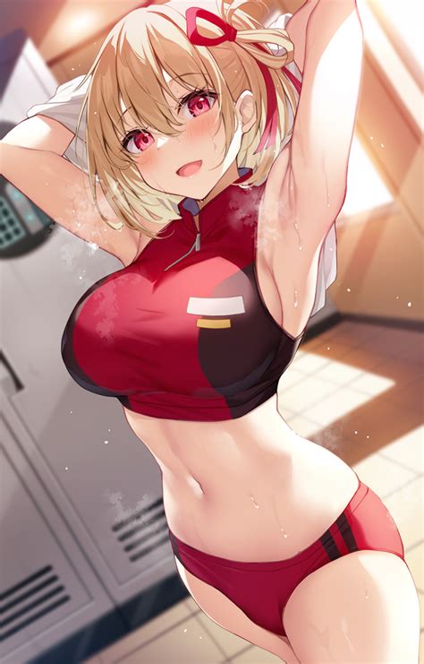 Nishikigi Chisato Lycoris Recoil Drawn By Xeexecut3r Danbooru
