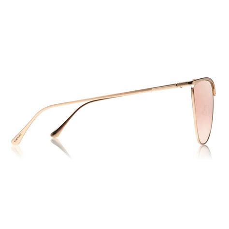 Tom Ford Veronica Sunglasses Cat Eye Acetate Sunglasses Pink