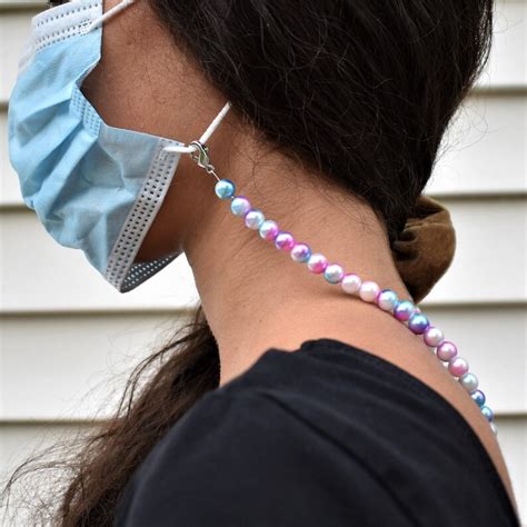 Face Mask Chain Beaded Mask Lanyard Adult Eye Glasses Chain Etsy