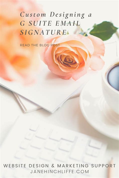 Custom Designing A G Suite Email Signature