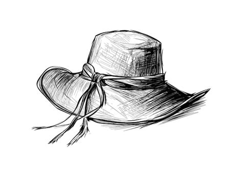 Premium Vector Hand Drawn Hat Element