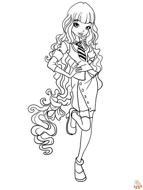 Coloriage Regal Academy, l'Académie Royale