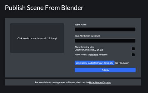 Github Hubs Foundation Hubs Blender Exporter The Hubs Blender Add On Enables Artists To