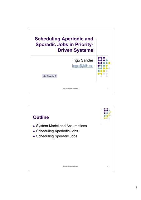 Scheduling Aperiodic And Sporadic Jobs In Priority Driven Systems