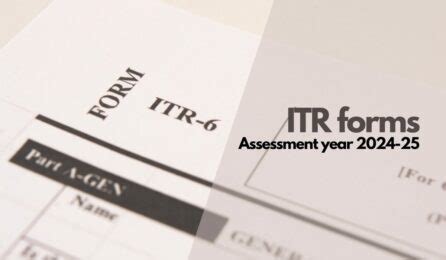 CBDT Notifies ITR Forms For Assessment Year