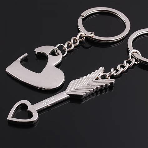 Lover His Her Keychain Keyring Couples Walyou