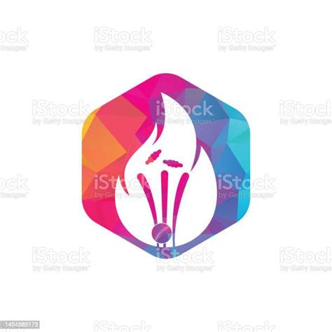 화재 개찰구와 공 아이콘입니다 화재 크리켓 선수 벡터 아이콘 디자인입니다 0명에 대한 스톡 벡터 아트 및 기타 이미지 0명 Championship 경쟁 Istock