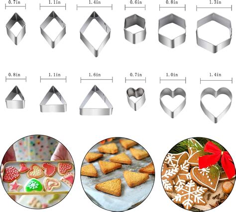 Juego De Formas De Mini Cortador De Galletas 30 Pequeños Sellos De