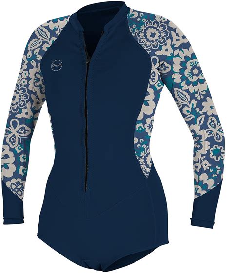 Neopren O Neill Bahia Fz Short Sprin Ls French Navy Christina Floral Snowboard Online Pl