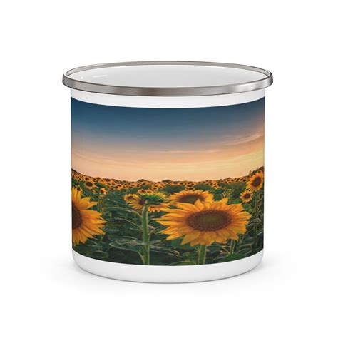 Sunflowers Enamel Mug Shop Today Get It Tomorrow