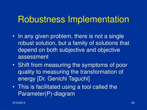 Ppt Design For Robustness Powerpoint Presentation Free Download Id
