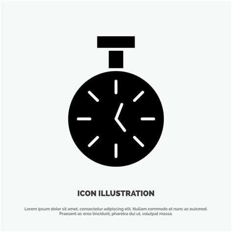 Stopwatch Time Timer Count Solid Glyph Icon Vector 19180451 Vector Art At Vecteezy