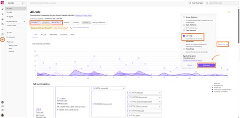 Export Guide Overview Of Call Count Over Time