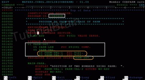 Jcl Parm Parameter — Tutorialbrain