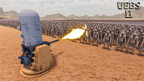 PHALANX CIWS Gold Vs 1 000 000 ZOMBIES Ultimate Epic Battle Simulator