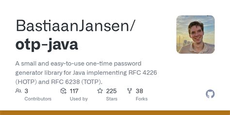 Github Bastiaanjansenotp Java A Small And Easy To Use One Time