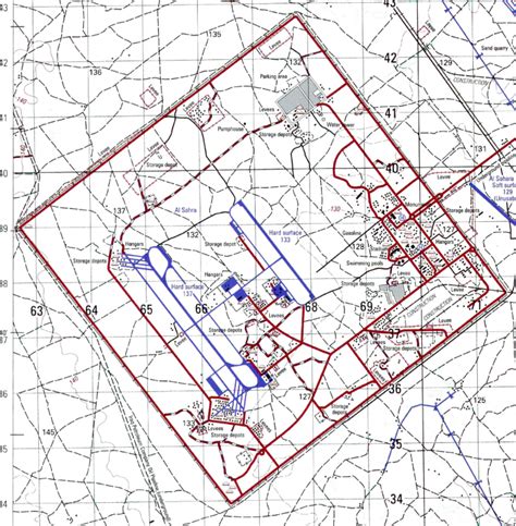 Tikrit Iraq 2007 City Topographical Map Battle Archives