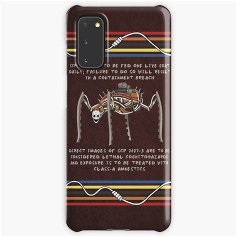 Scp 2427 3 Case And Skin For Samsung Galaxy By Ladycharger08 Redbubble