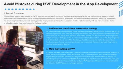 Common MVP Development Mistakes To Avoid In App Development PPT