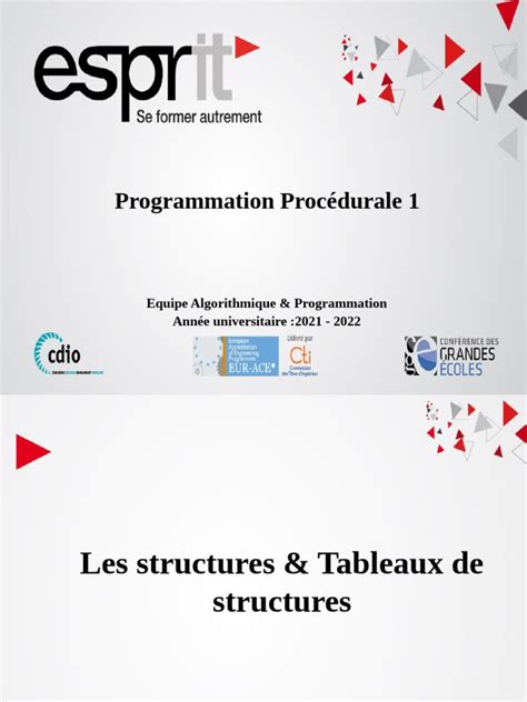 structures et tableaux de structures pdf c langage de