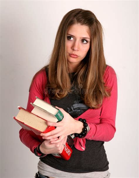 College Girl Stock Image Image Of Text Handful Pretty 624507
