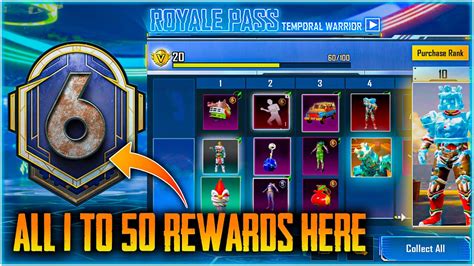 🔥m6 Royal Pass 1 To 50 Rewards Here M6 Royal Pass Leaks M6 Rp 1 To