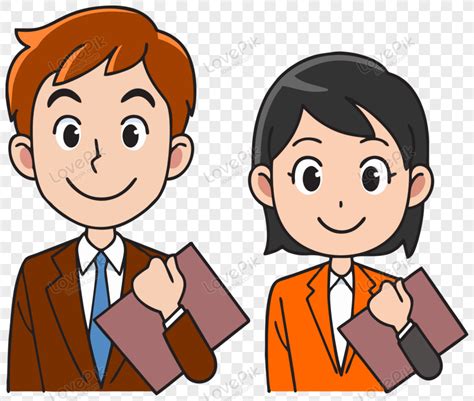 เงาของพนักงานออฟฟิศการ์ตูน Png ฟรี การ์ตูนรูป Lovepik