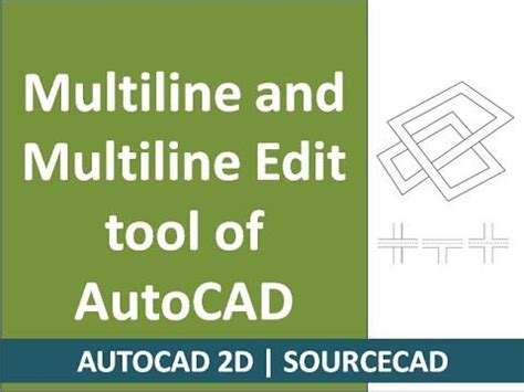 Multiline, multiline style and multiline edit commands of Autocad | Learn autocad, Autocad ...