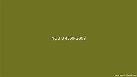 S 4550 G60y Color Ncs S 4550 G60y