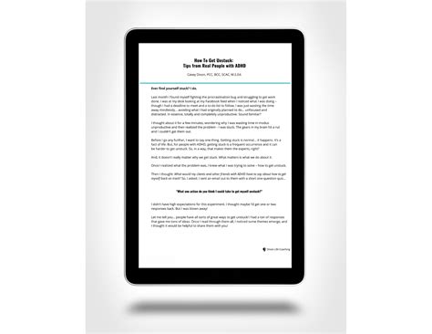 How To Get Unstuck Tips From Real People With Adhd Dixonlifedesign 1a