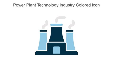 Power Plant Technology Industry Colored Icon In Powerpoint Pptx Png And Editable Eps Format PPT