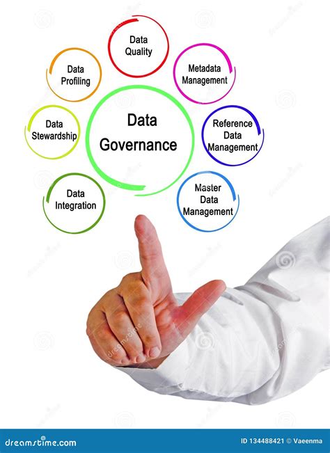 Components Of Data Governance Stock Image Image Of Virtual
