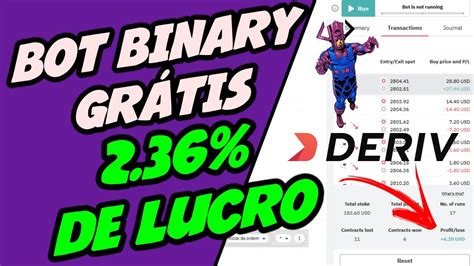 RobÔ Trader GrÁtis 236 Com Free Bot Binary Deriv Galactus Trader